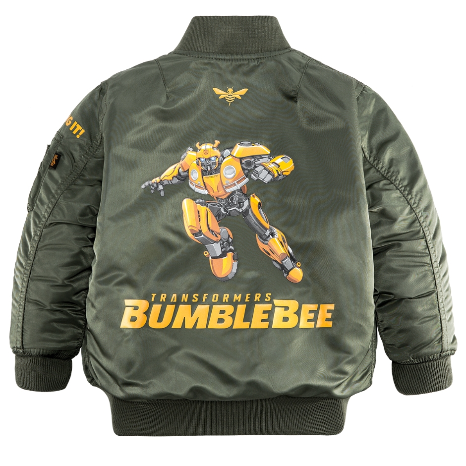 X Alpha MA 1 Transformers Flight Jackets from Hasbro and Alpha Industries
